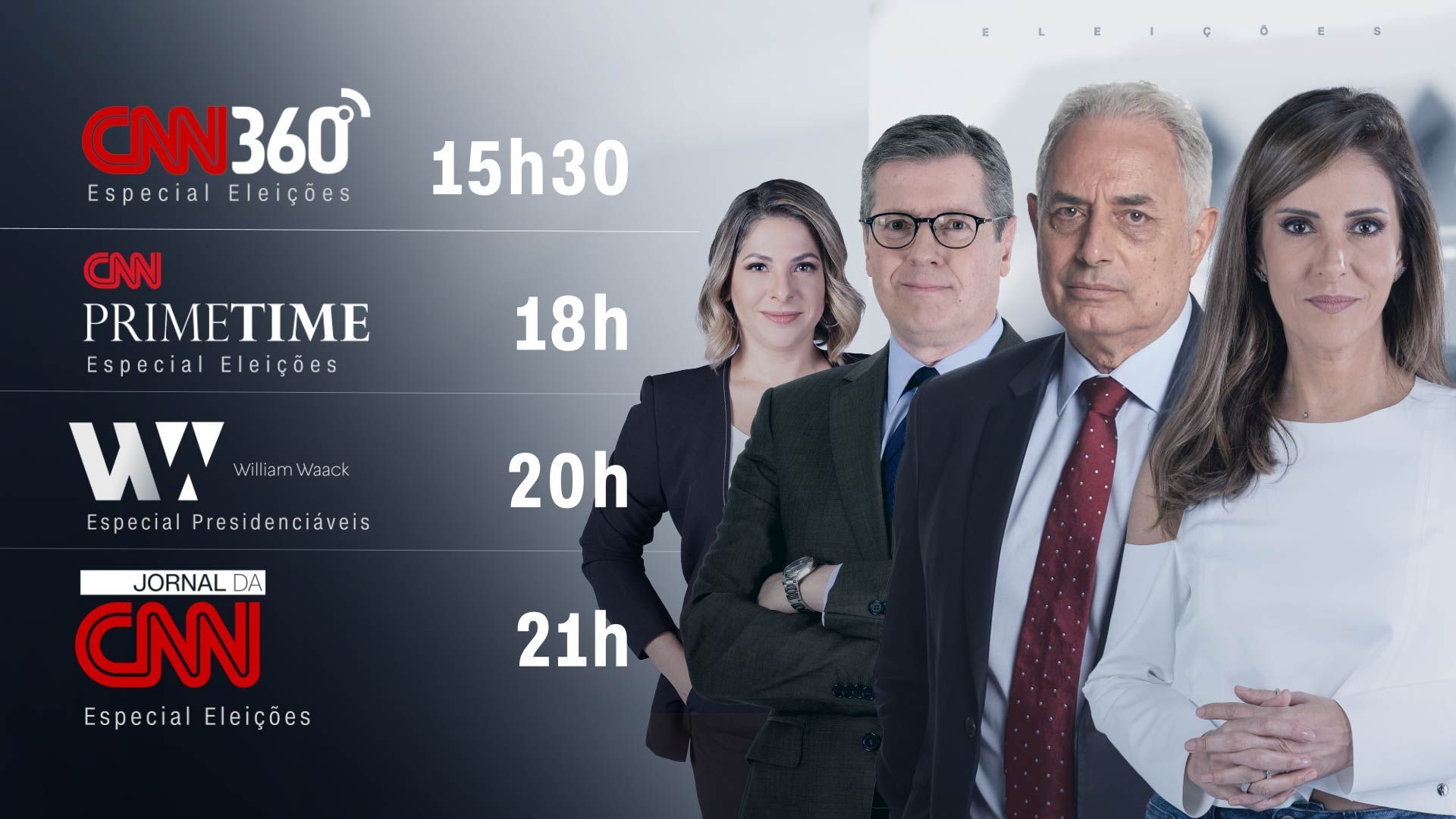 CNN entrevista candidatos à Presidência em Supersemana de Eleições ...