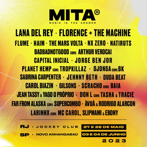 Festival MITA anuncia line-up com Lana Del Rey, Florence + The Machine e HAIM | CNN Brasil