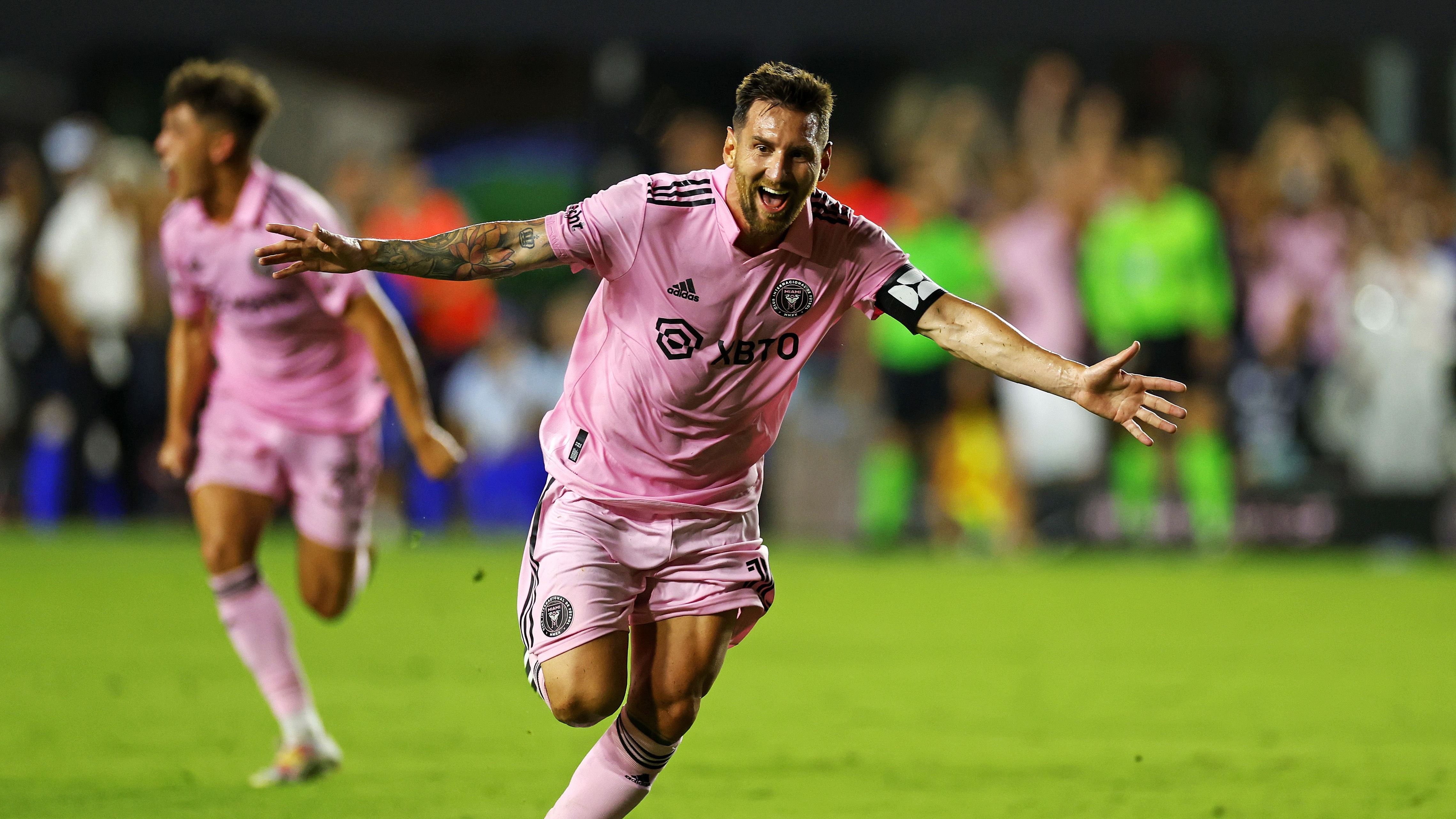 Messi precisou de quatro jogos para ser o artilheiro do Inter Miami na ...
