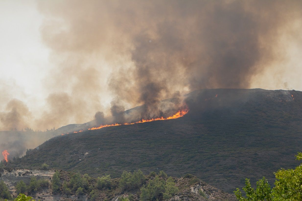Após destruir ilhas, incêndios florestais se espalham pela Grécia ...