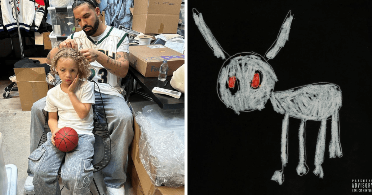 Drake revela que filho de cinco anos foi quem fez a capa de seu novo ...