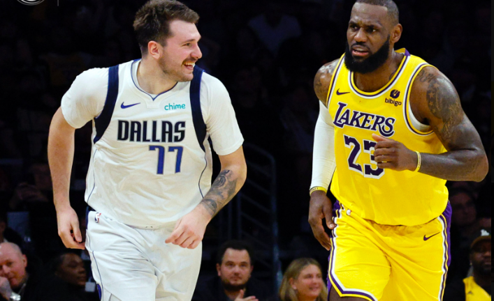 Doncic faz passe entre as pernas de LeBron, na NBA, e viraliza; veja ...