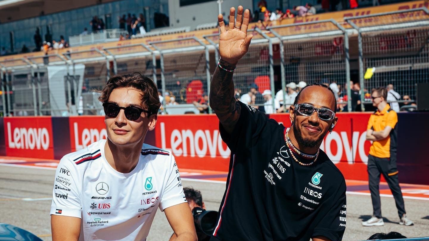 “Você precisa vencer o melhor”, diz Russell sobre Lewis Hamilton ...