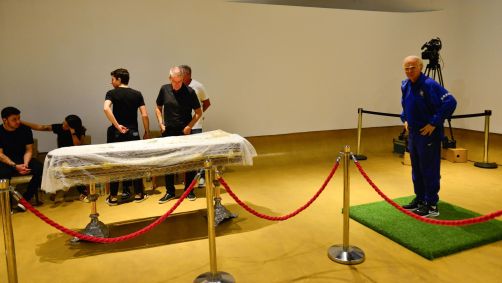Corpo de Zagallo é enterrado no cemitério São João Batista, no Rio de ...