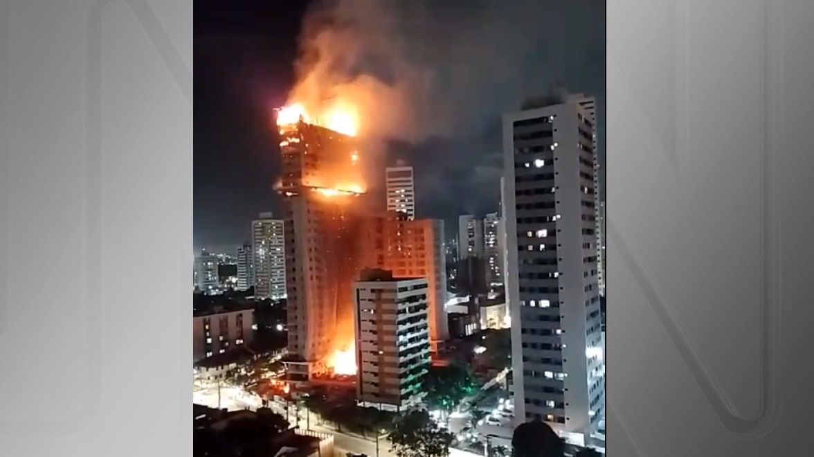 O que sabemos sobre incêndio em prédio em Recife; fogo foi controlado ...