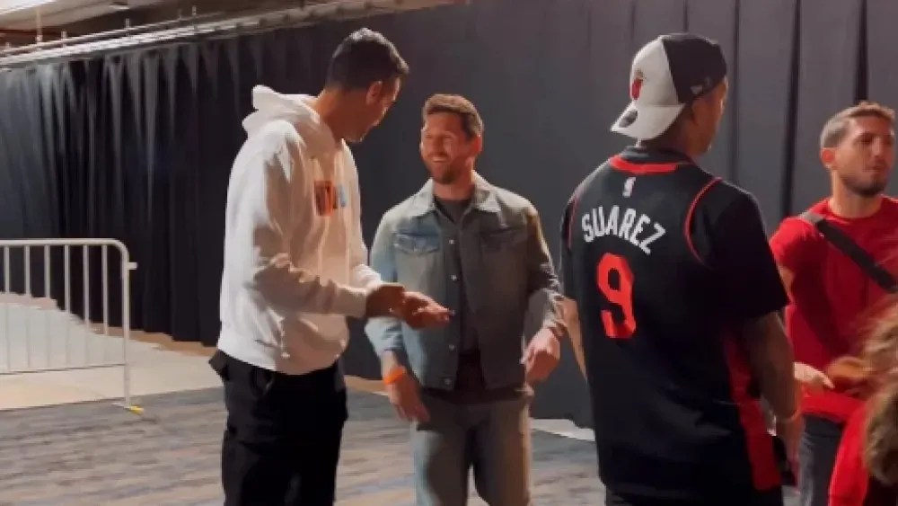 Messi e estrelas do Inter Miami acompanham jogo do Heat na NBA; assista ...