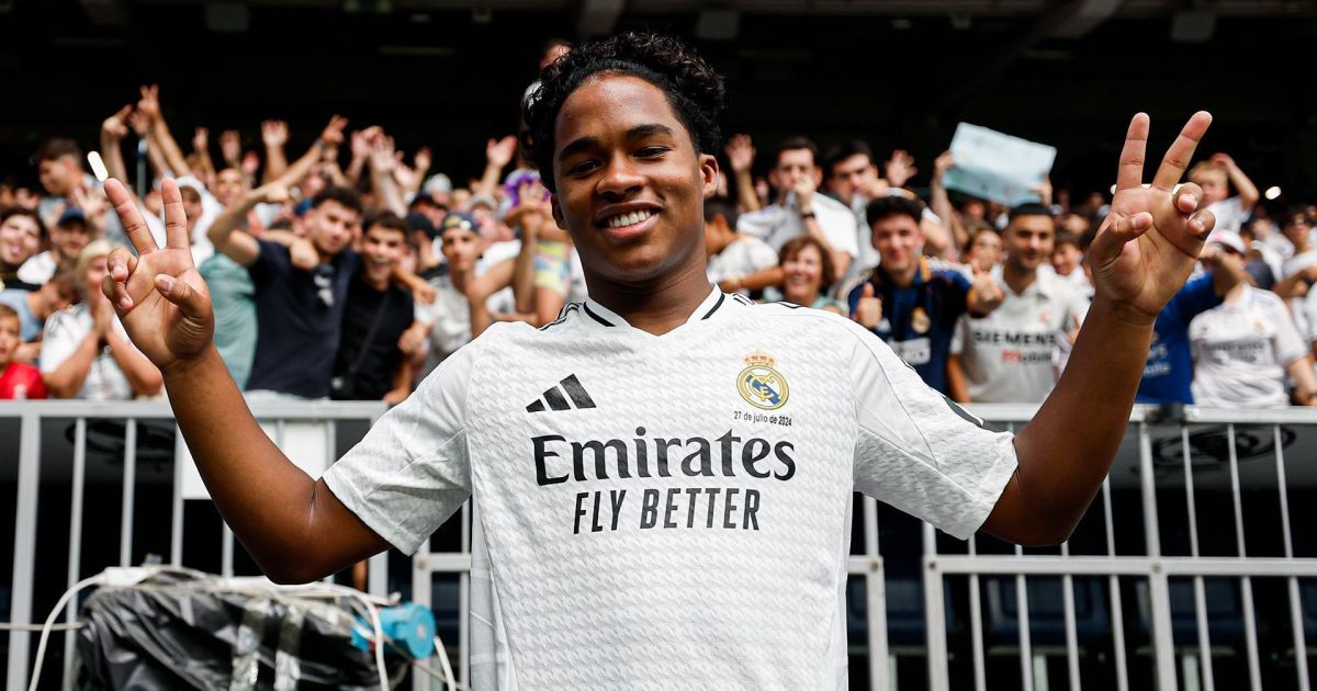 Endrick é titular pela 1ª vez com a camisa do Real Madrid | CNN Brasil