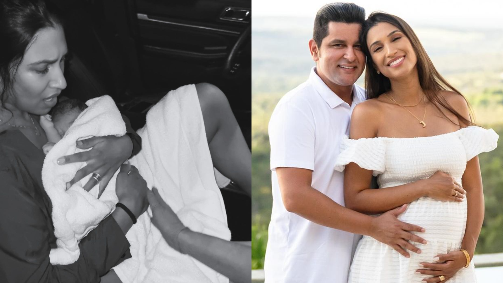 Filho de cantor Léo Magalhães nasce no carro: "Parto a jato" | CNN Brasil