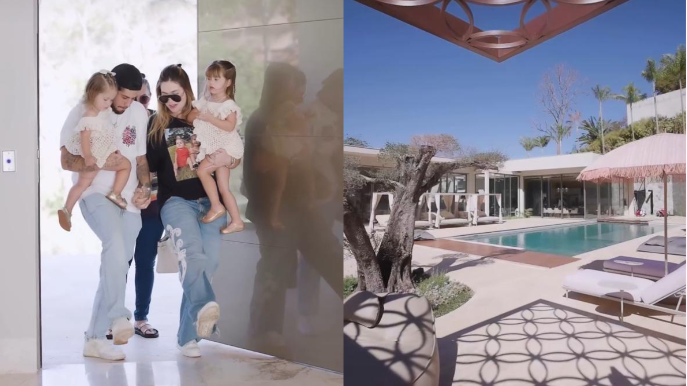 Após 3 anos de obras, Virginia mostra primeiros momentos na nova mansão ...