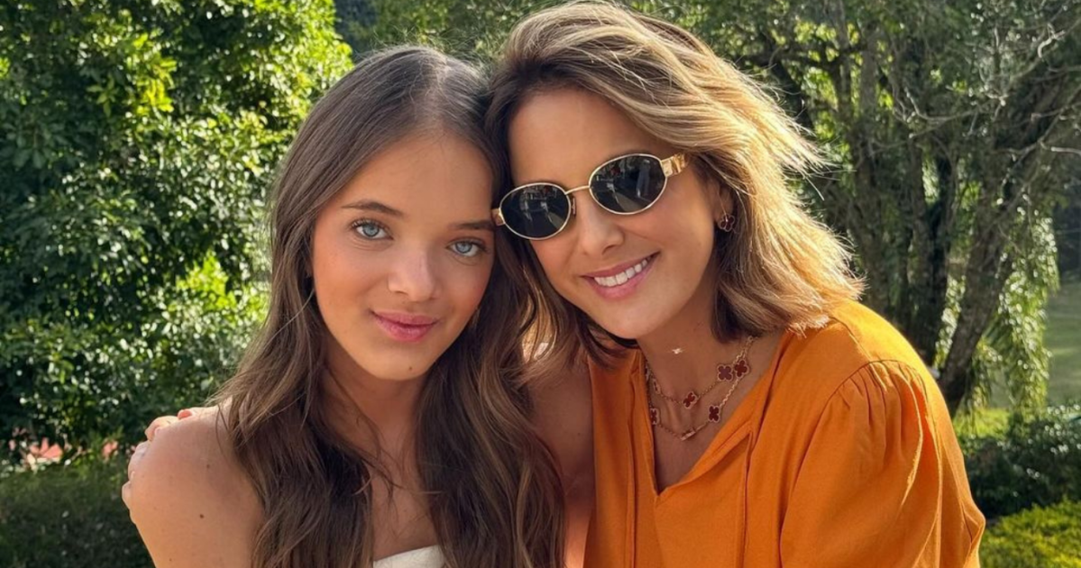 Rafa Justus mostra foto da mãe, Ticiane Pinheiro, aos 17 anos: "Gêmeas ...