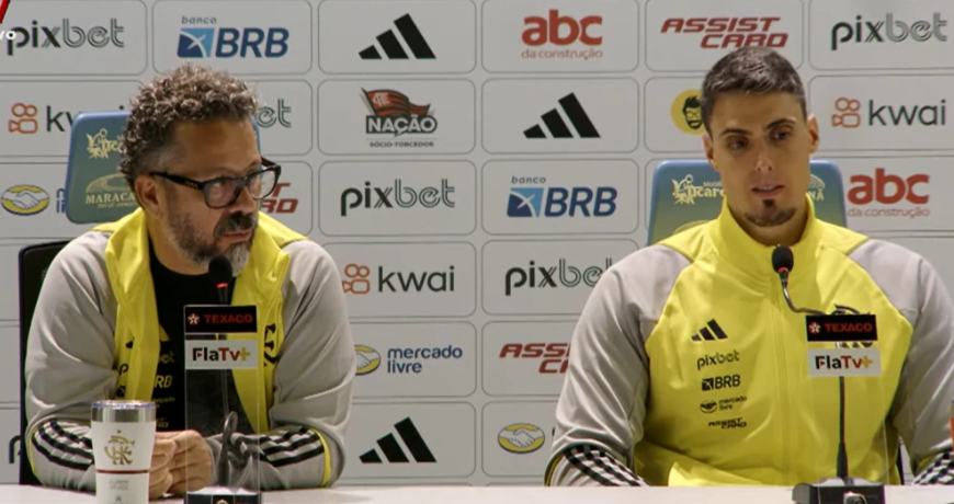 Filho e auxiliar de Tite no Flamengo, Matheus Bachi, fala sobre saúde do pai | CNN Brasil