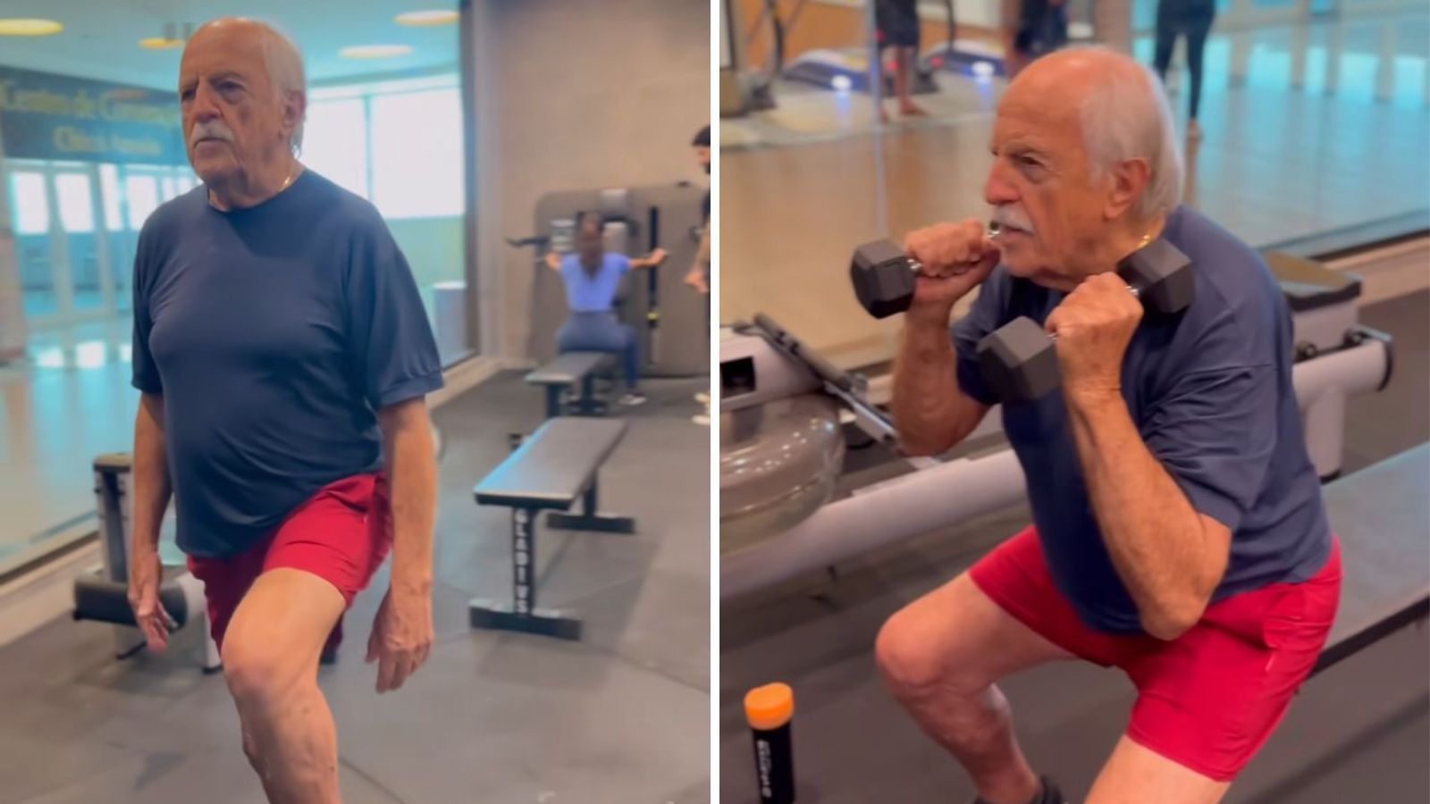 Aos 91 anos, Ary Fontoura mostra rotina de musculação: "Auge da ...