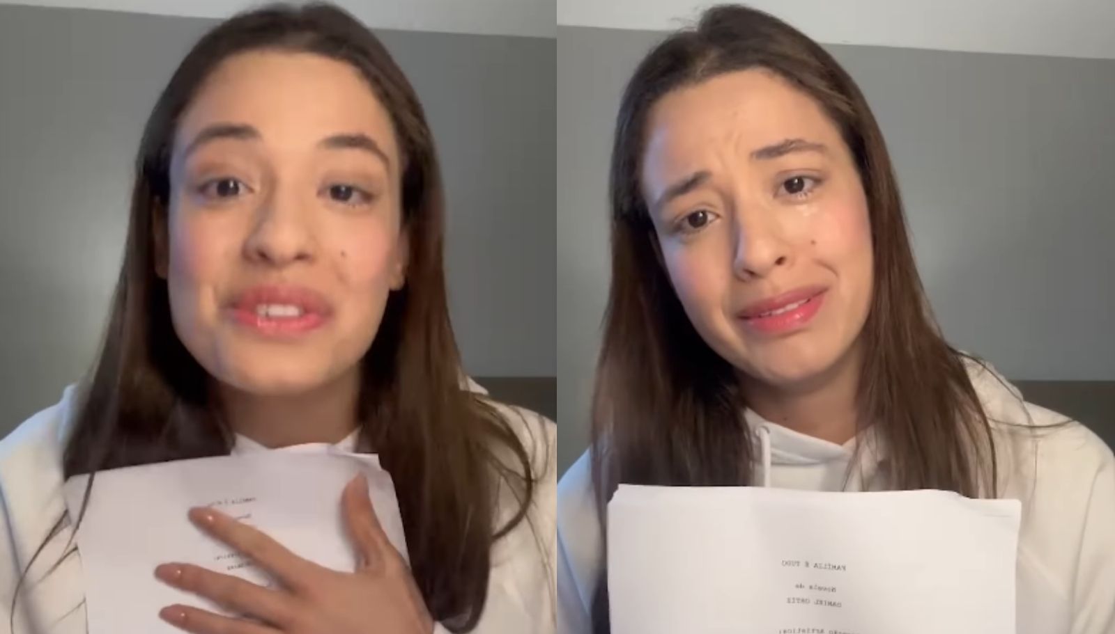 Beatriz Reis se emociona ao receber roteiro de sua primeira novela: "É ...