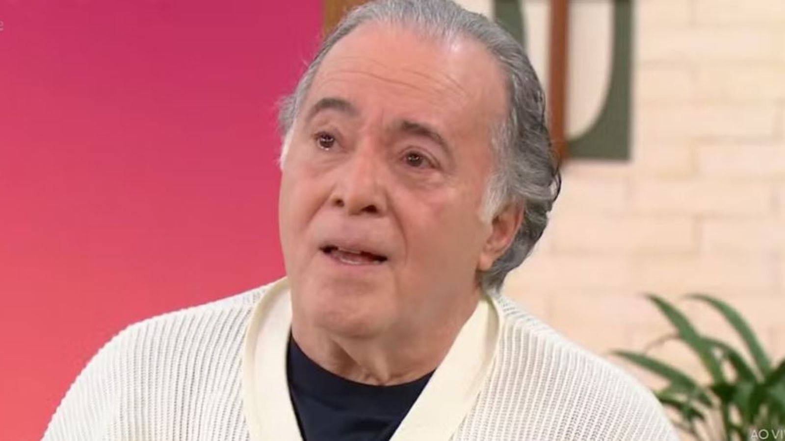 Tony Ramos se emociona ao recordar volta ao trabalho após cirurgias no ...