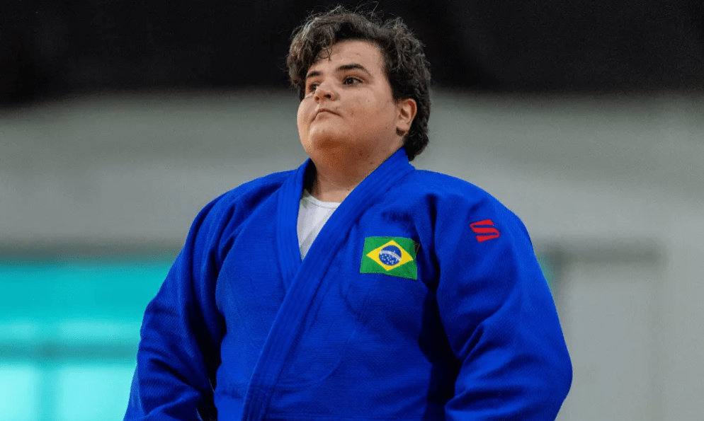 Mais um ouro! Judoca Rebeca Silva chega ao ponto mais alto do pódio, em ...
