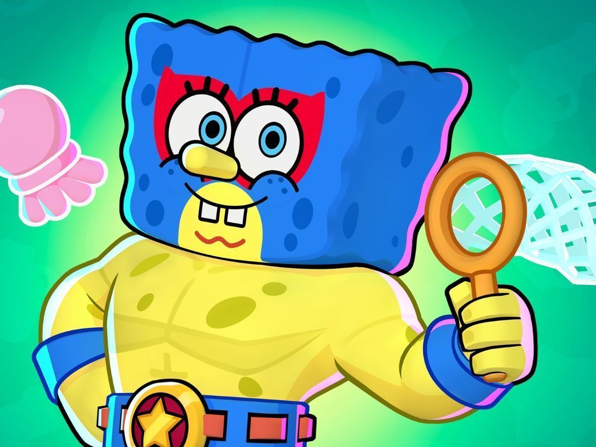 Patrick Star E Bob Esponja Lutando