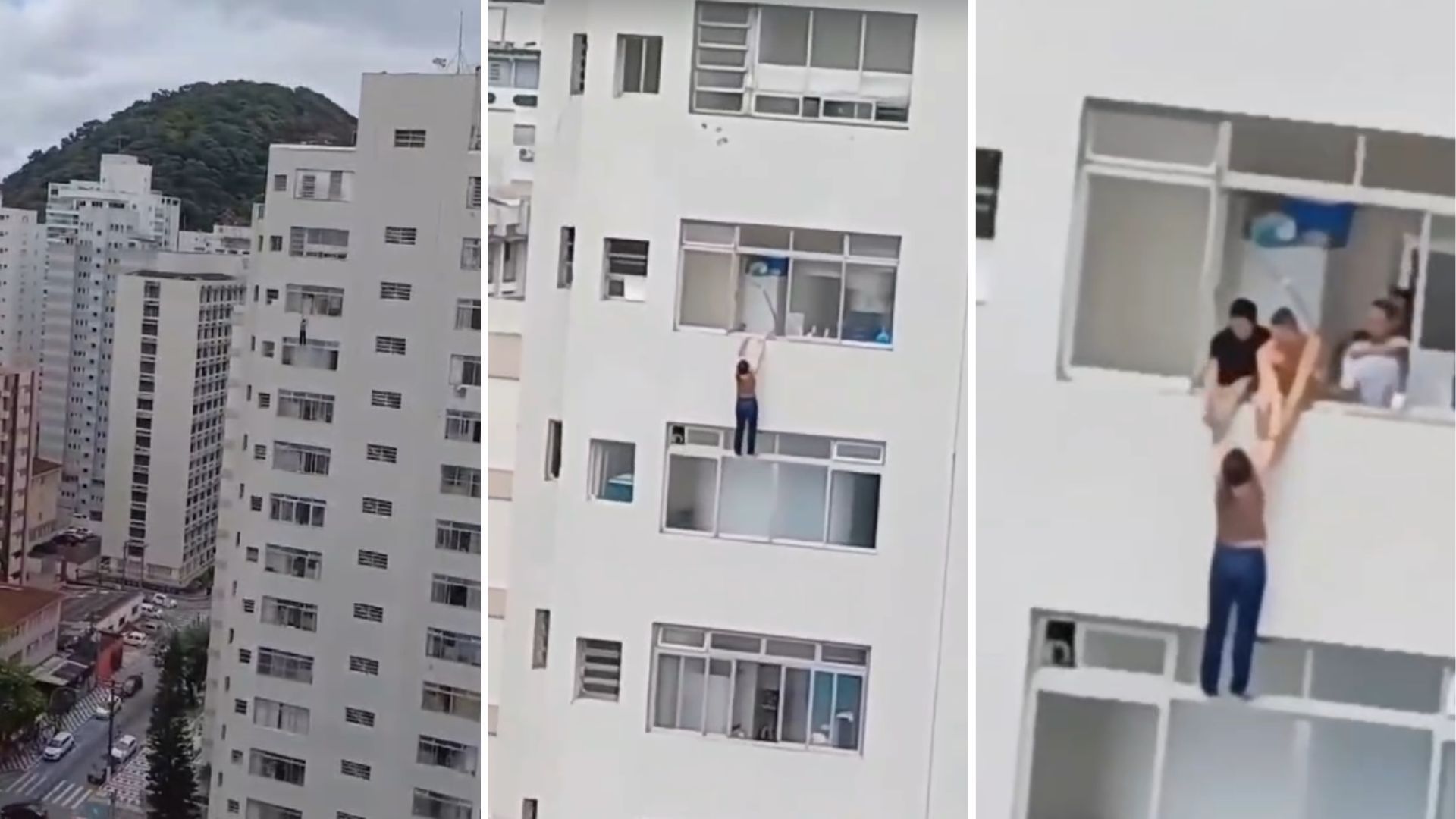 Mulher Caindo De Predio Mulher Cai De Prédio Da Prefeitura Em Laguna