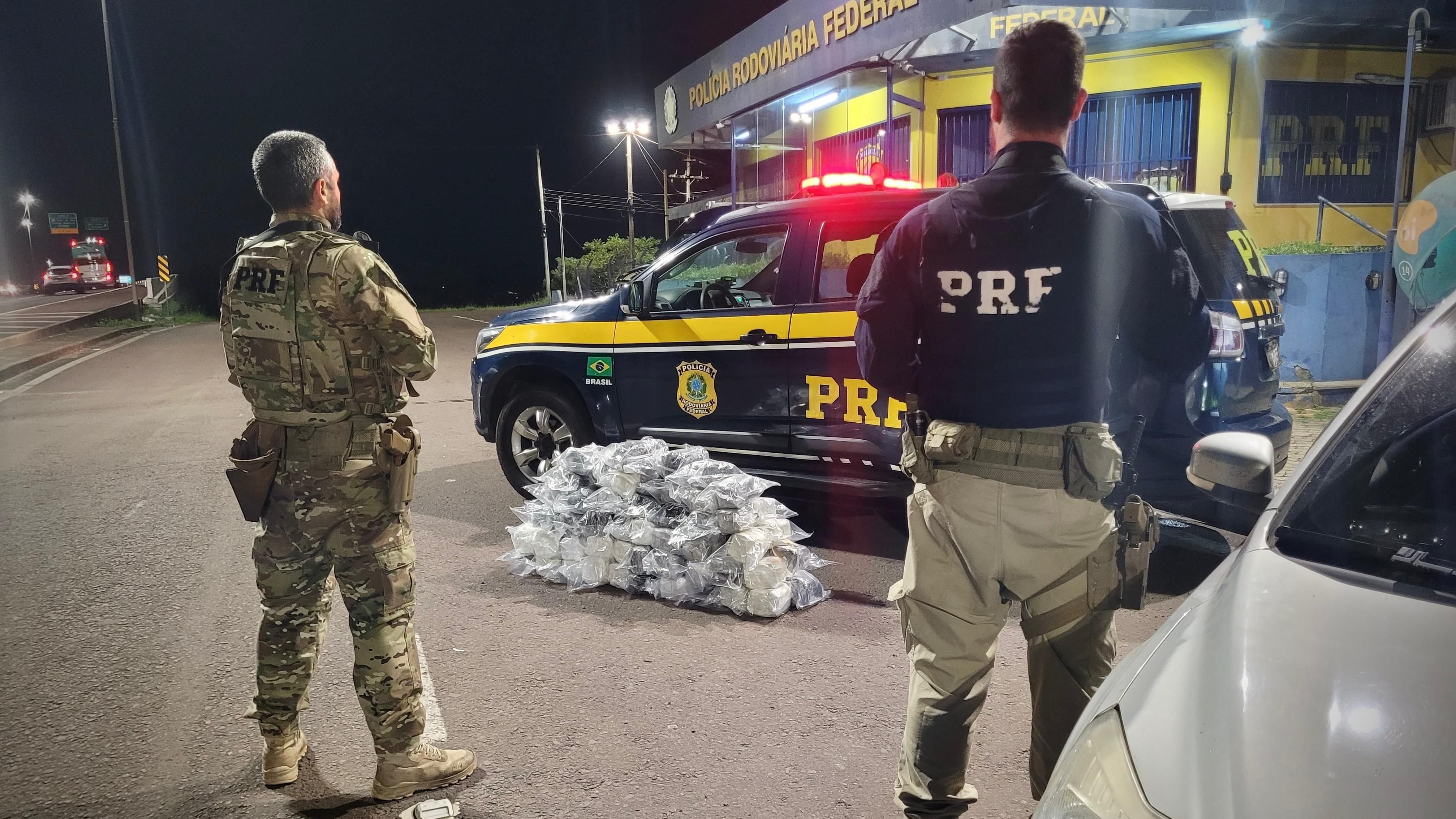 Maior apreensão da história: PRF-RS prende casal com 96 quilos de ...
