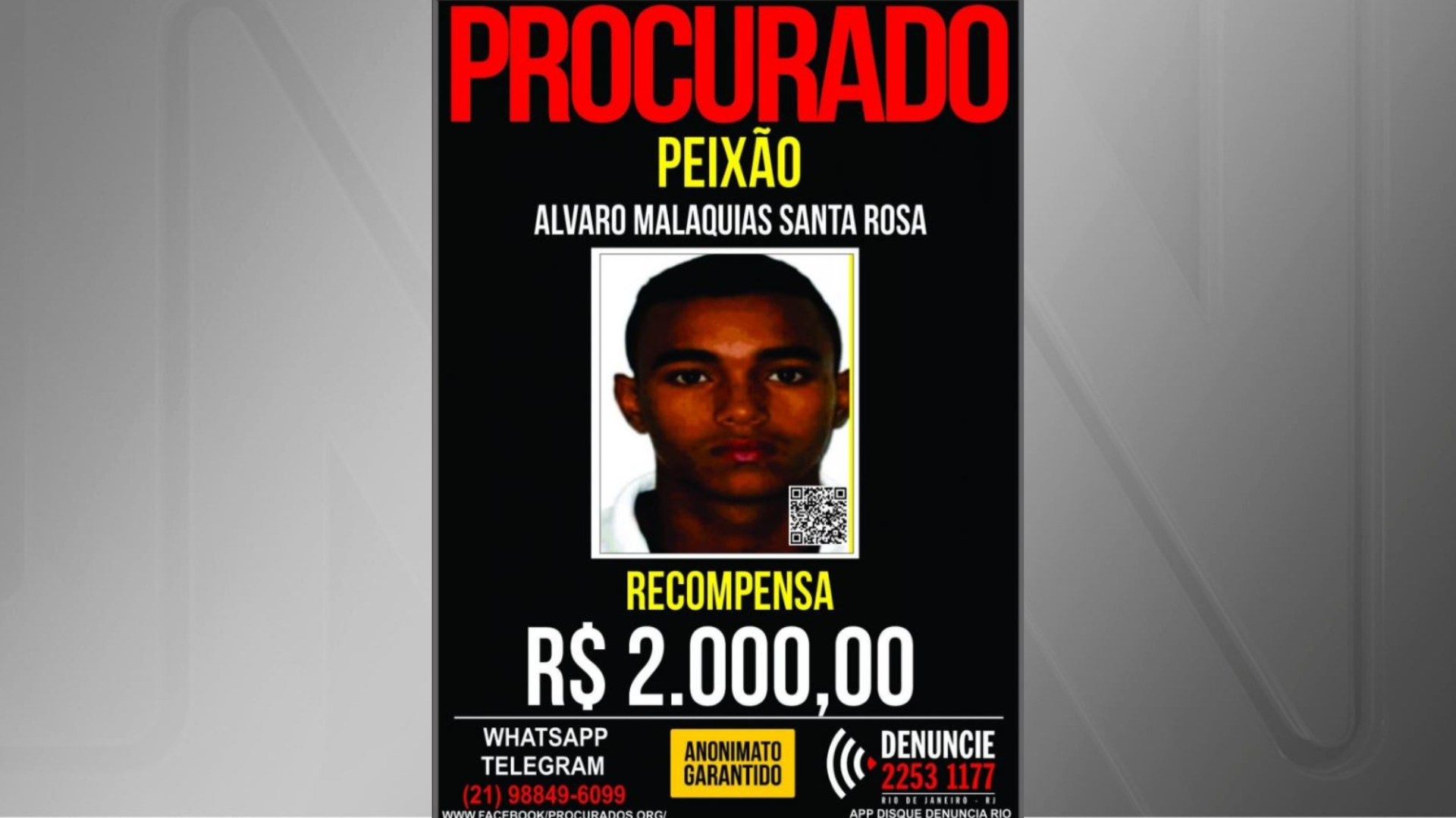 "Peixão": polícia do RJ investiga líder do tráfico por terrorismo após ...