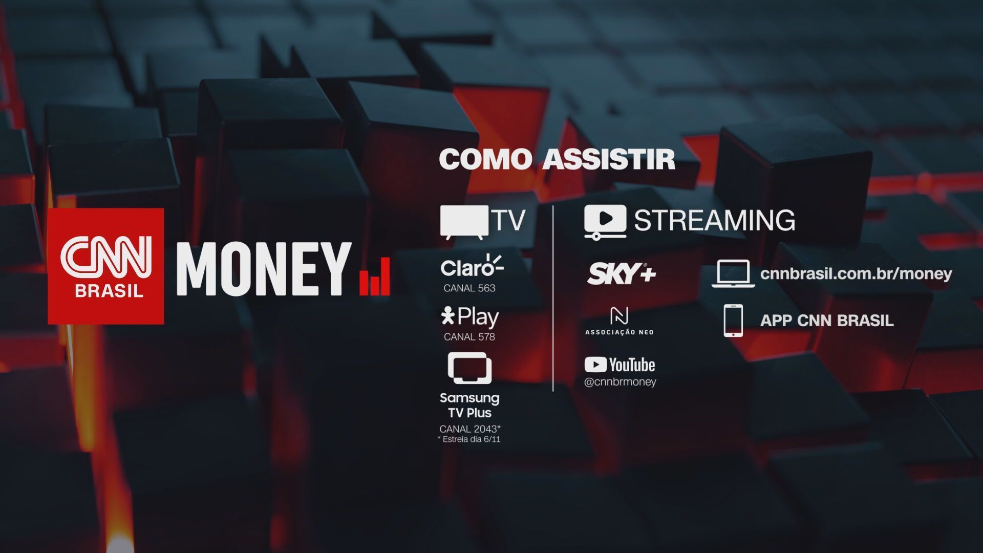 CNN Money estreia hoje; saiba como assistir | CNN Brasil