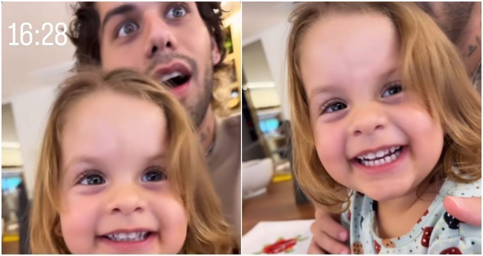 Maria Flor diz que Virginia está bonita, e Zé Felipe se espanta ...