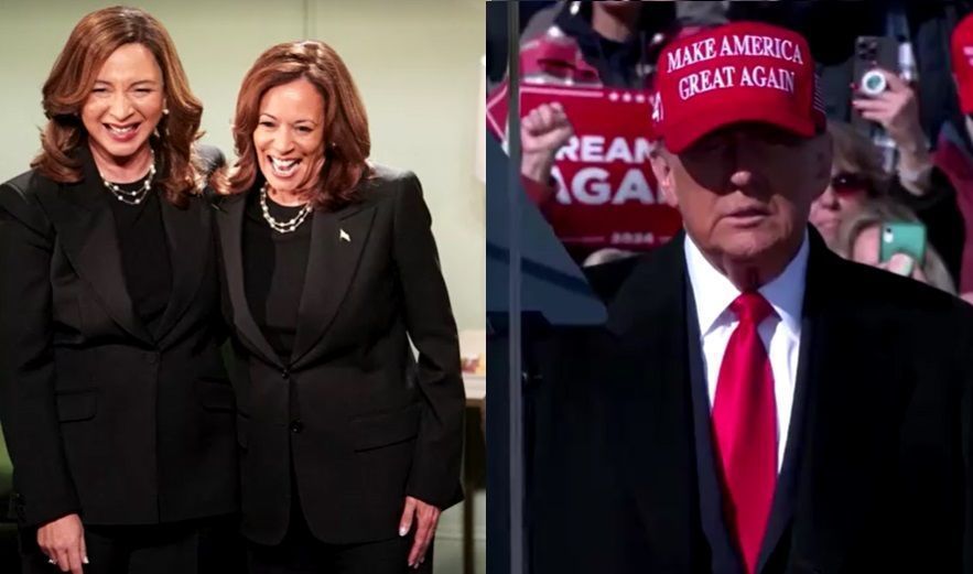 Trump realiza comício na Pensilvânia; Kamala aparece com sósia em ...
