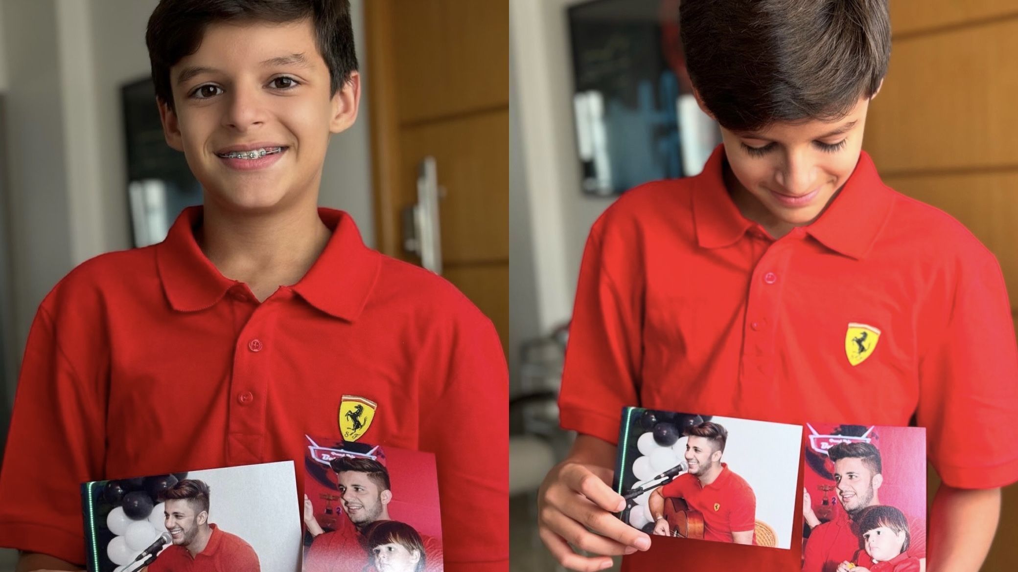 Filho de Cristiano Araújo vê objetos do pai pela 1ª vez após 9 anos de morte | CNN Brasil