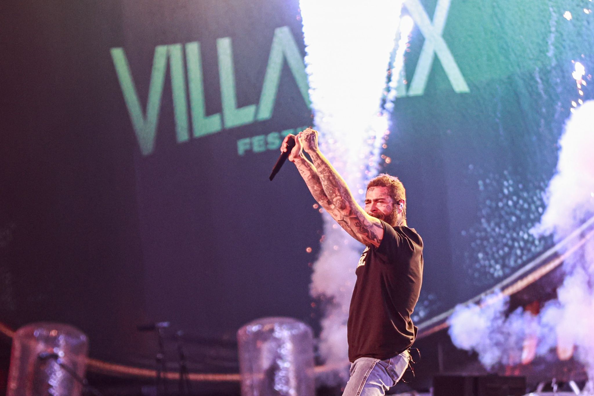 Post Malone faz show no Villa Mix, em São Paulo; veja fotos da ...