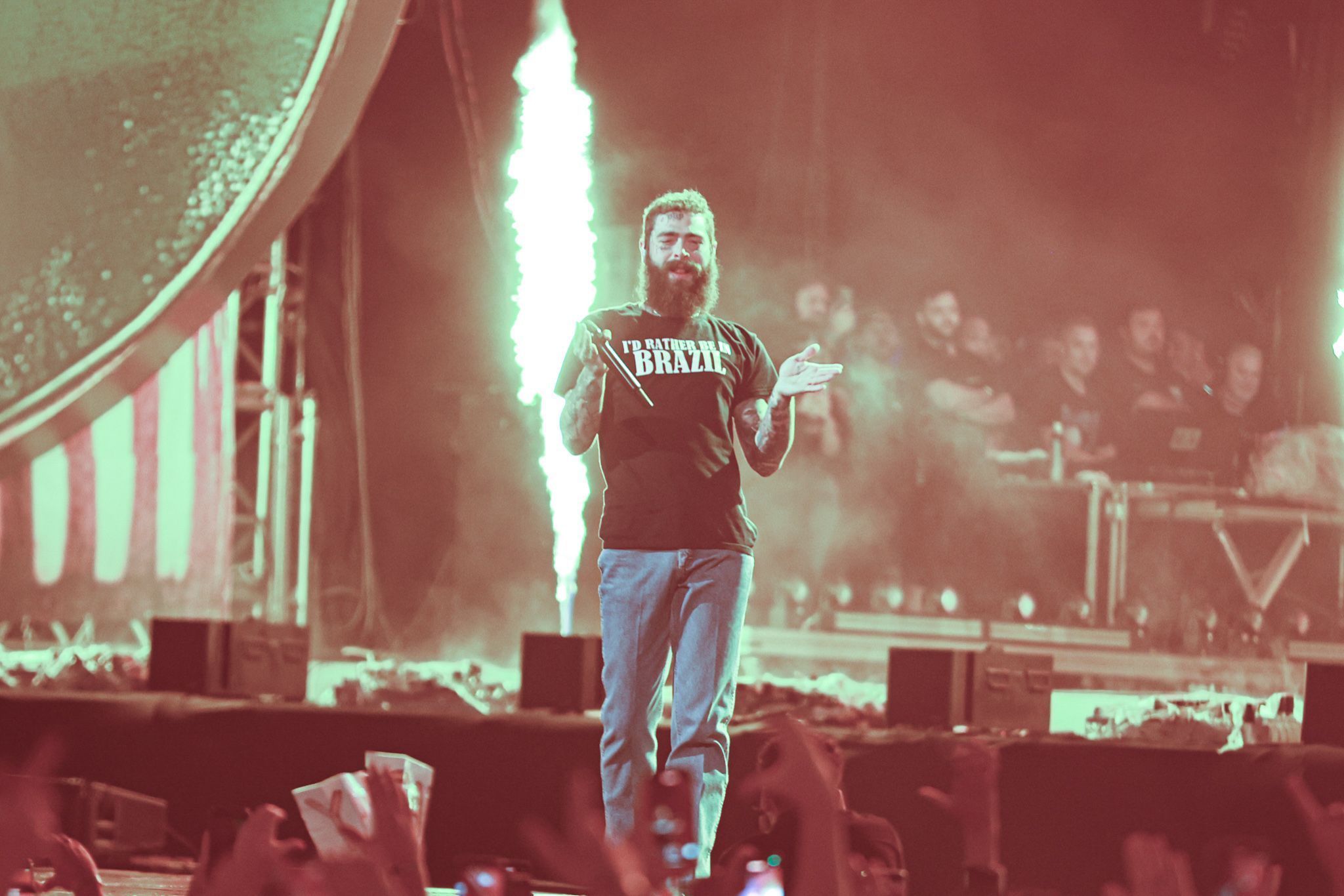 Post Malone faz show no Villa Mix, em São Paulo; veja fotos da ...