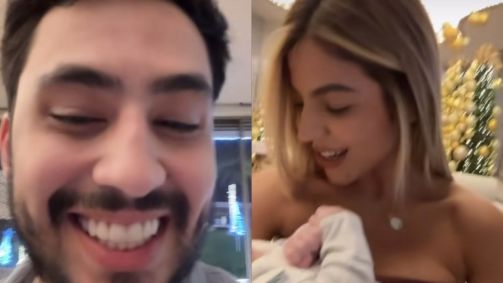 Hariany Almeida e Matheus Vargas conhecem José Leonardo; confira | CNN ...