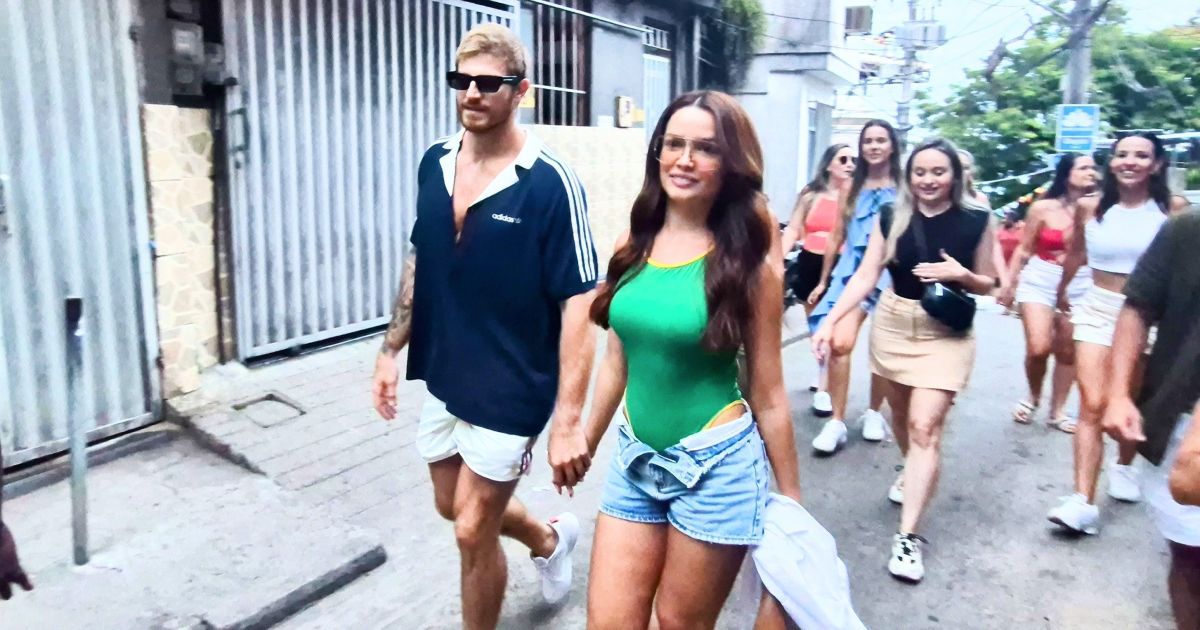 Juliette sobe comunidade do Rio de Janeiro com noivo e atende fãs; veja ...