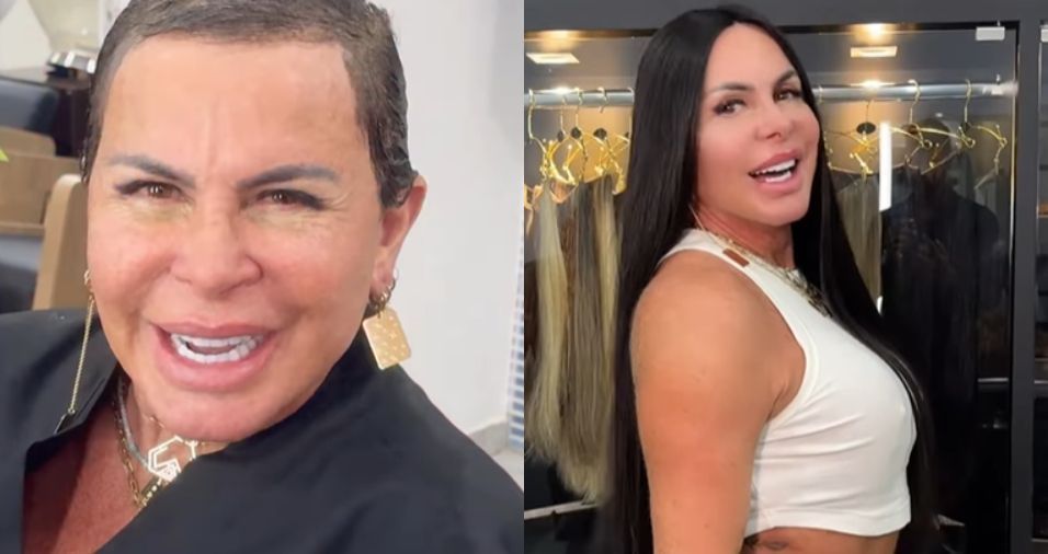 Gretchen renova visual com mega hair após perder cabelo | CNN Brasil