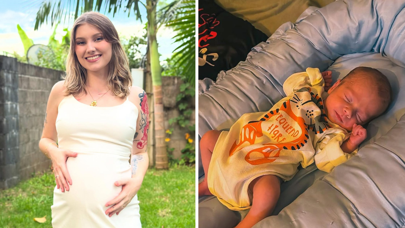 Isabel Veloso mostra o rosto de filho pela 1ª vez: "Oi, mundo" | CNN Brasil