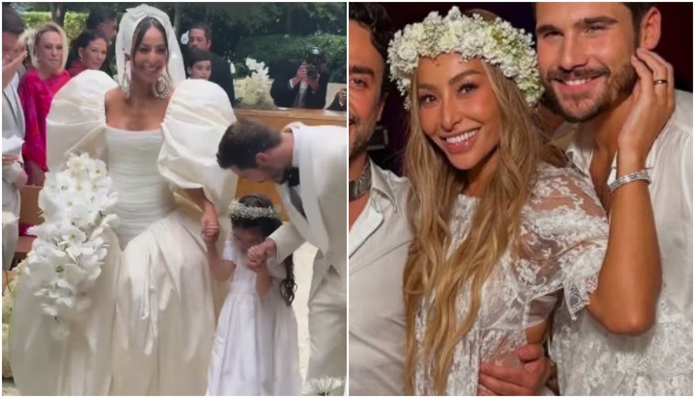 Sabrina Sato usou dois vestidos e entrou com Zoe em casamento; veja ...