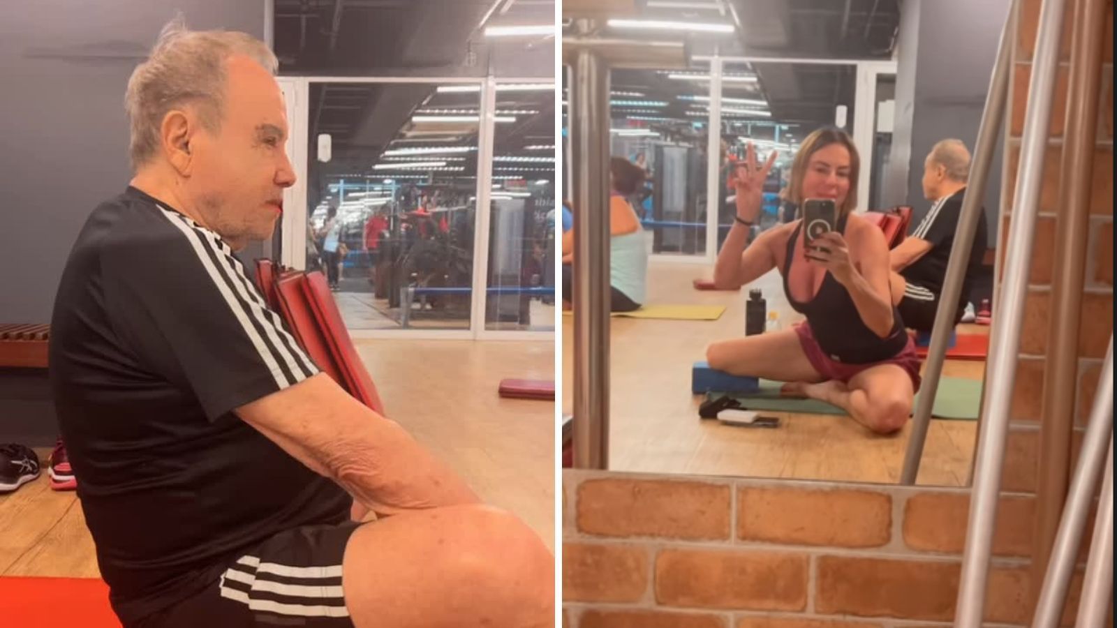 Aos 92 anos, Stênio Garcia faz aula de ioga com a esposa | CNN Brasil