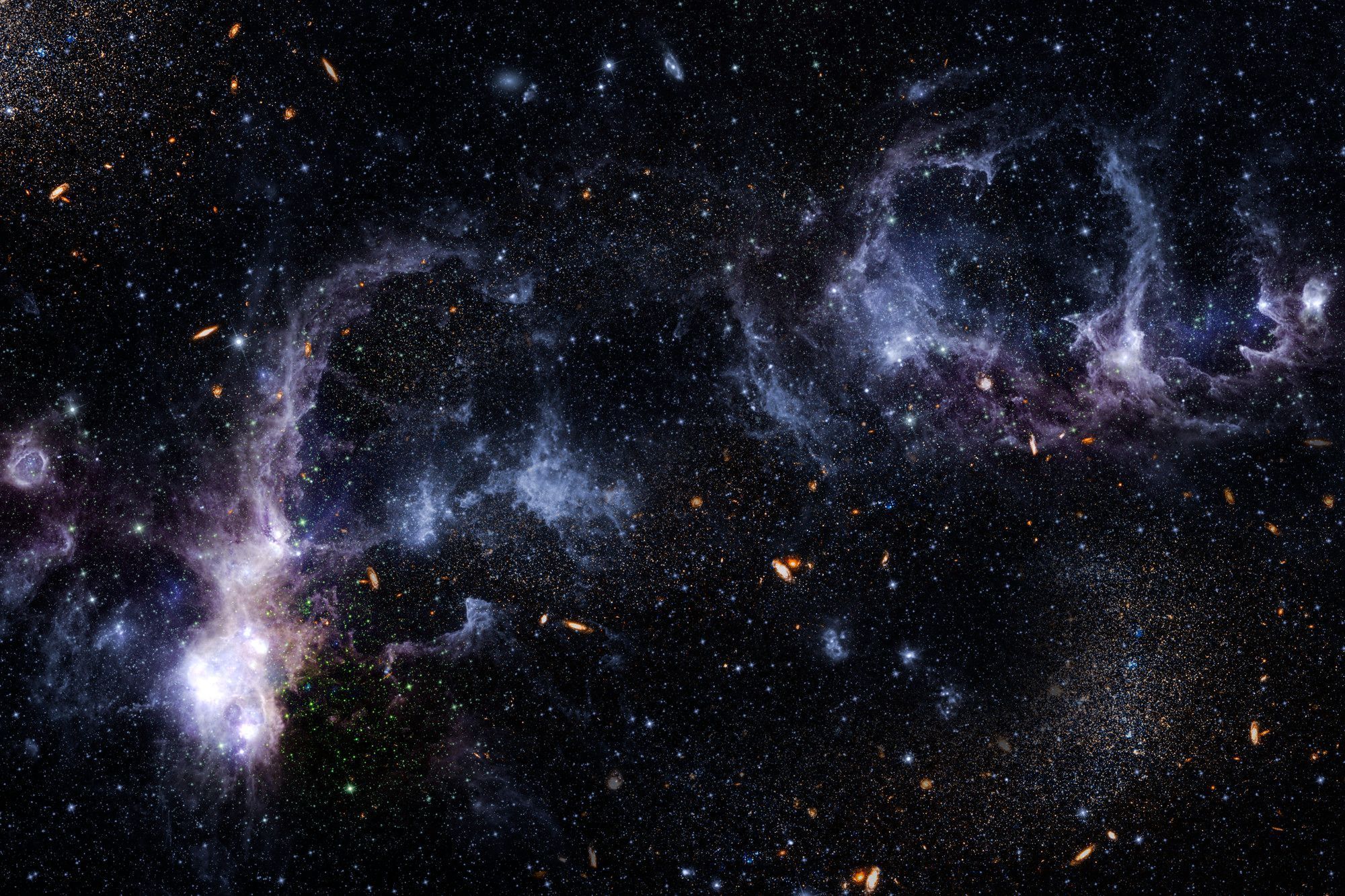 Quipu: maior estrutura do Universo tem 1,3 bilhão de anos-luz de ...