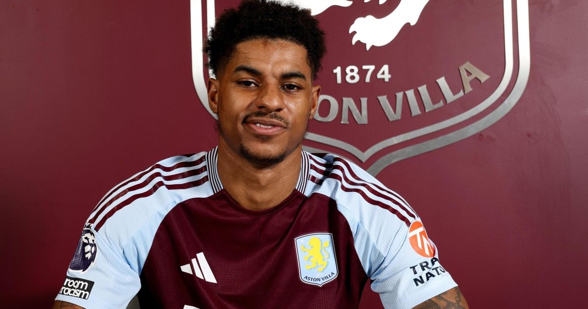 Rashford é apresentado no Aston Villa e comenta retorno à Champions ...