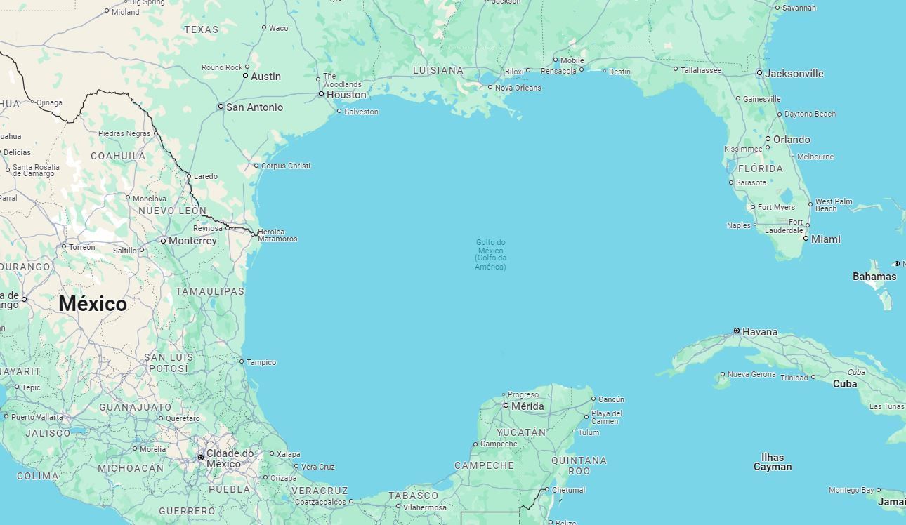Google Maps passa a mostrar Golfo do México e da América para usuários ...