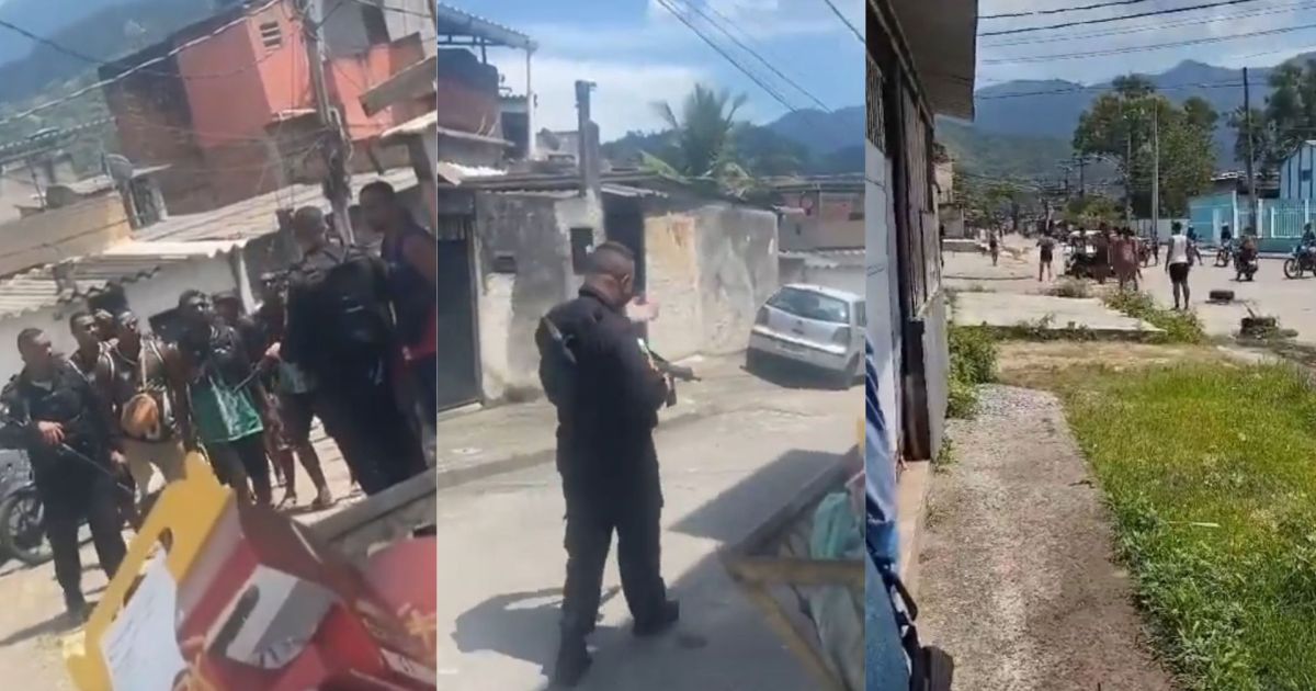 Suspeito é preso após troca de tiros com a polícia em favela do Rio ...