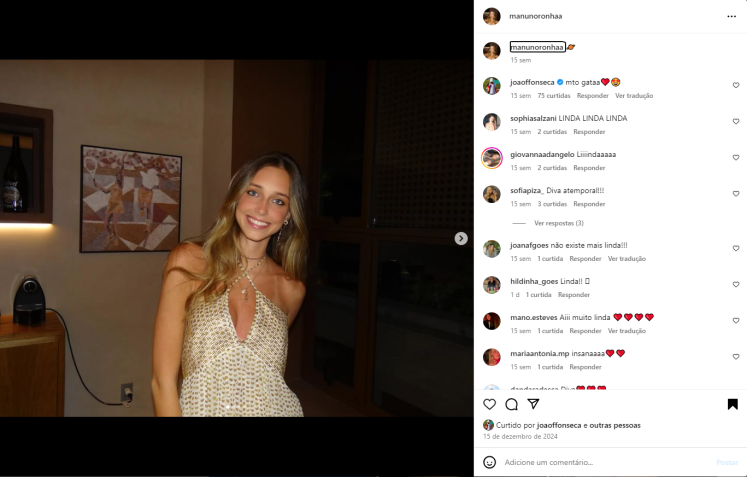 Estudante e modelo: conheça a namorada de João Fonseca | CNN Brasil