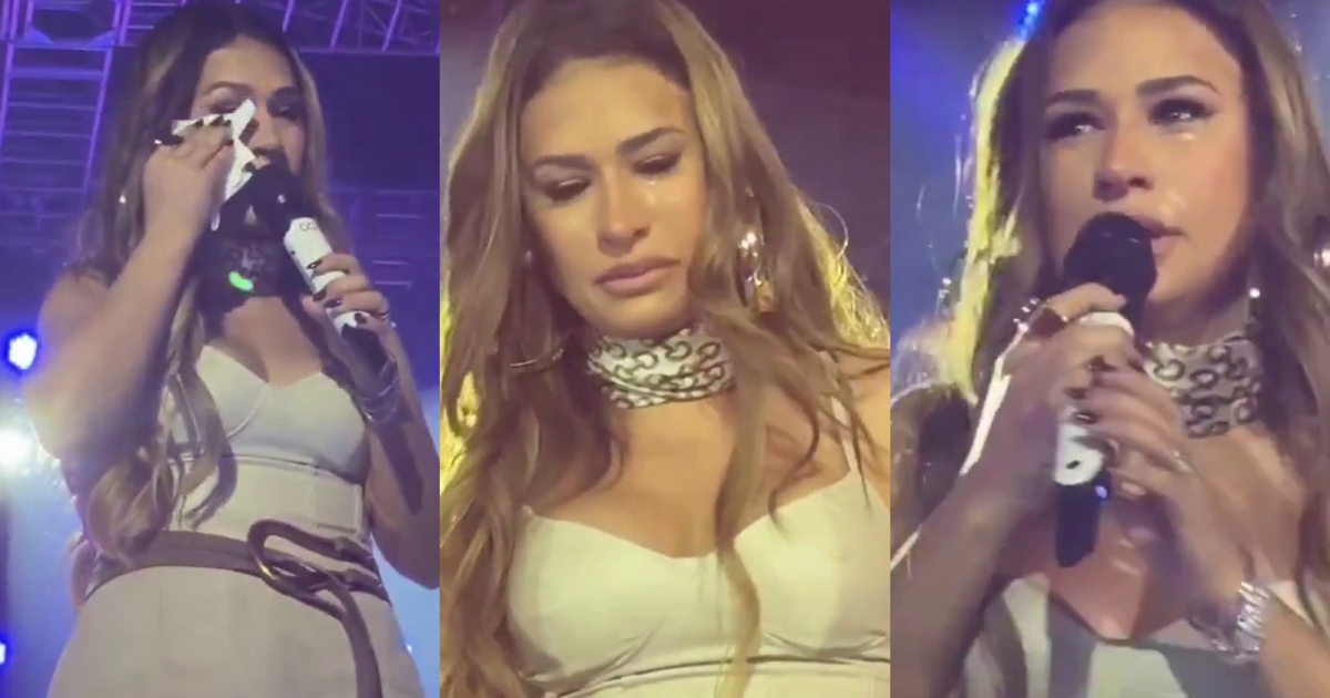 Simone Mendes chora em show e desabafa sobre voz rouca: "Pior coisa ...