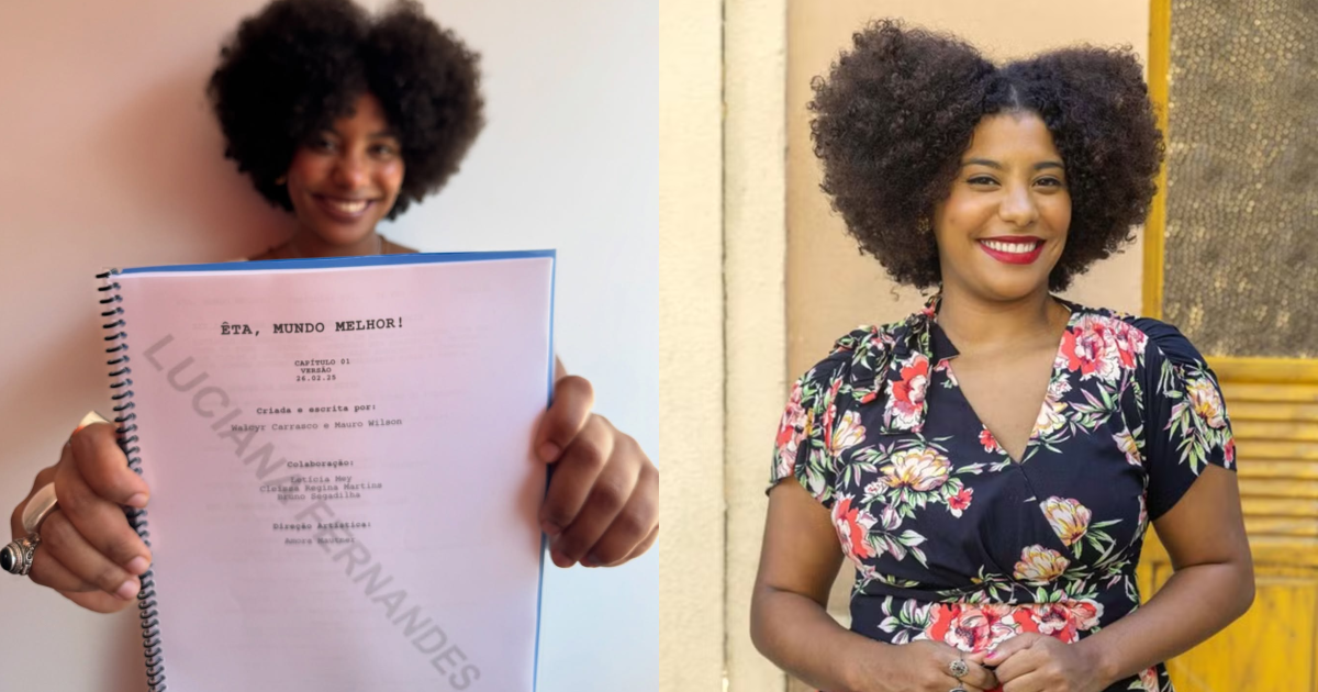 Atriz de "Êta Mundo Melhor!" comemora papel na novela: "Sonho realizado ...