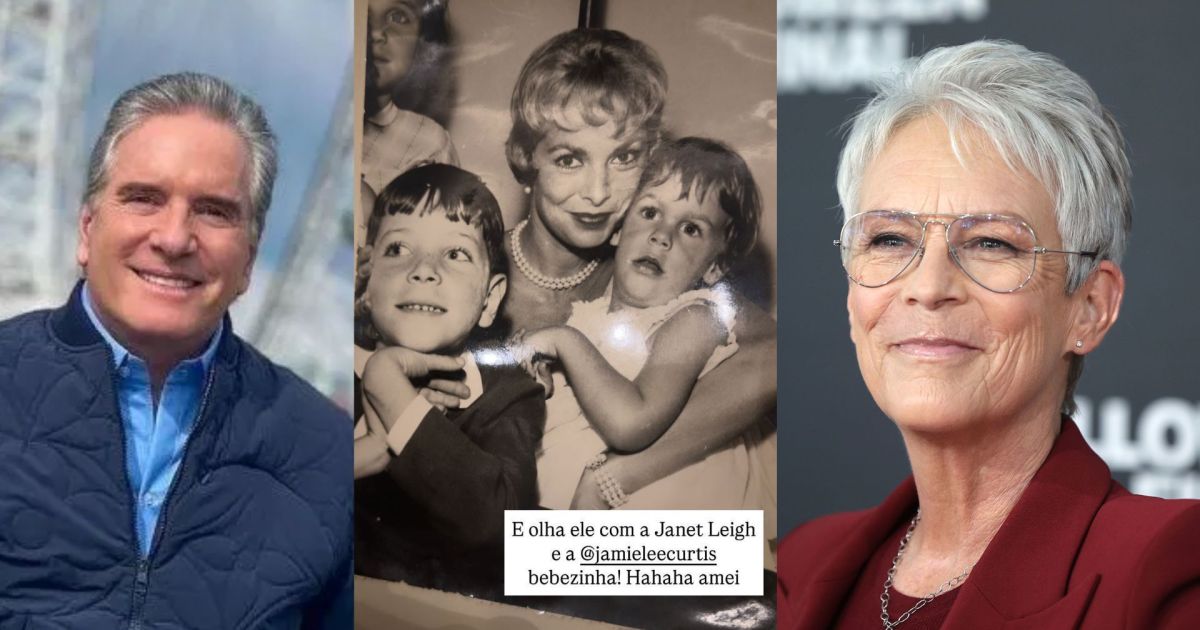 Filha de Roberto Justus revela foto do pai com Jamie Lee Curtis na ...