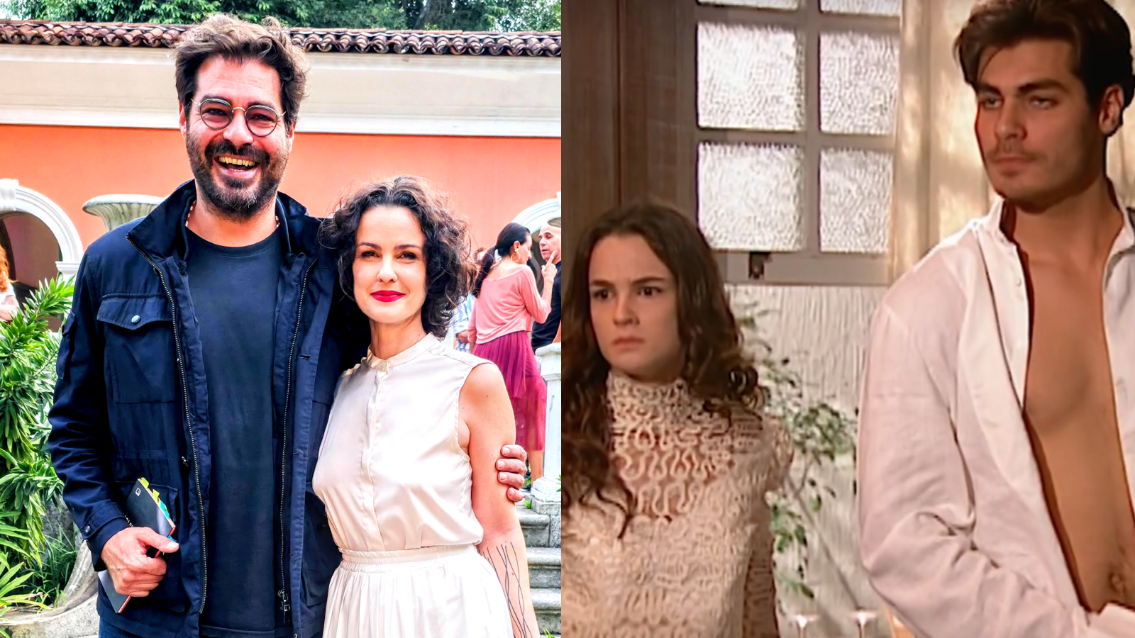 Casal de "Terra Nostra" se reencontra 25 anos após novela; veja como estão | CNN Brasil