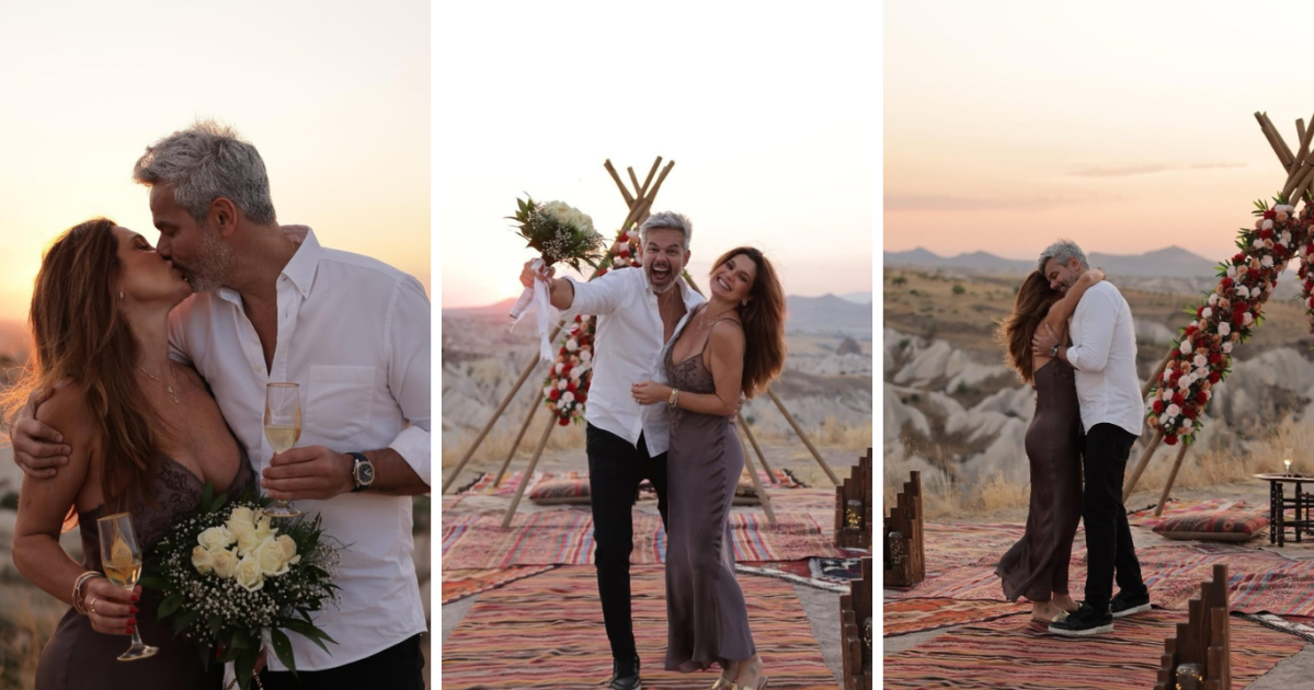 Otaviano e Flávia Alessandra renovam votos de casamento na Capadócia ...