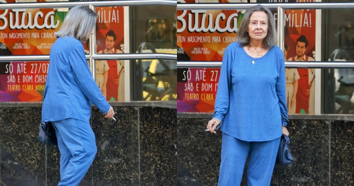 Débora Duarte é flagrada passeando pelas ruas do RJ; veja como ela está ...