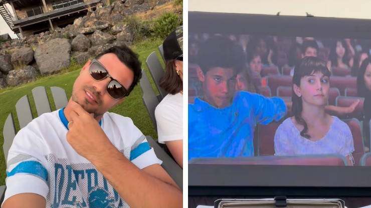 Taylor Lautner recria cena de "Doze é Demais 2" com esposa; veja | CNN ...