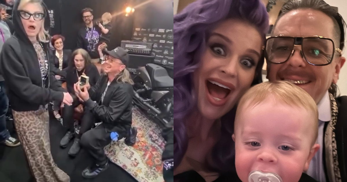 Kelly Osbourne é pedida em casamento no show de despedida do Black ...