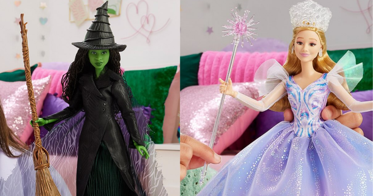 Mattel anuncia novas bonecas de Elphaba e Glinda, de "Wicked"; veja ...