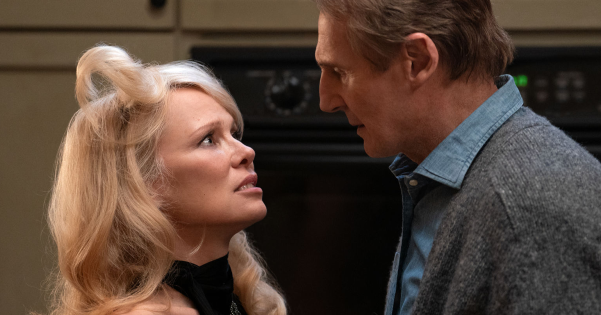 Pamela Anderson rasga elogios e revela como é a relação com Liam Neeson ...